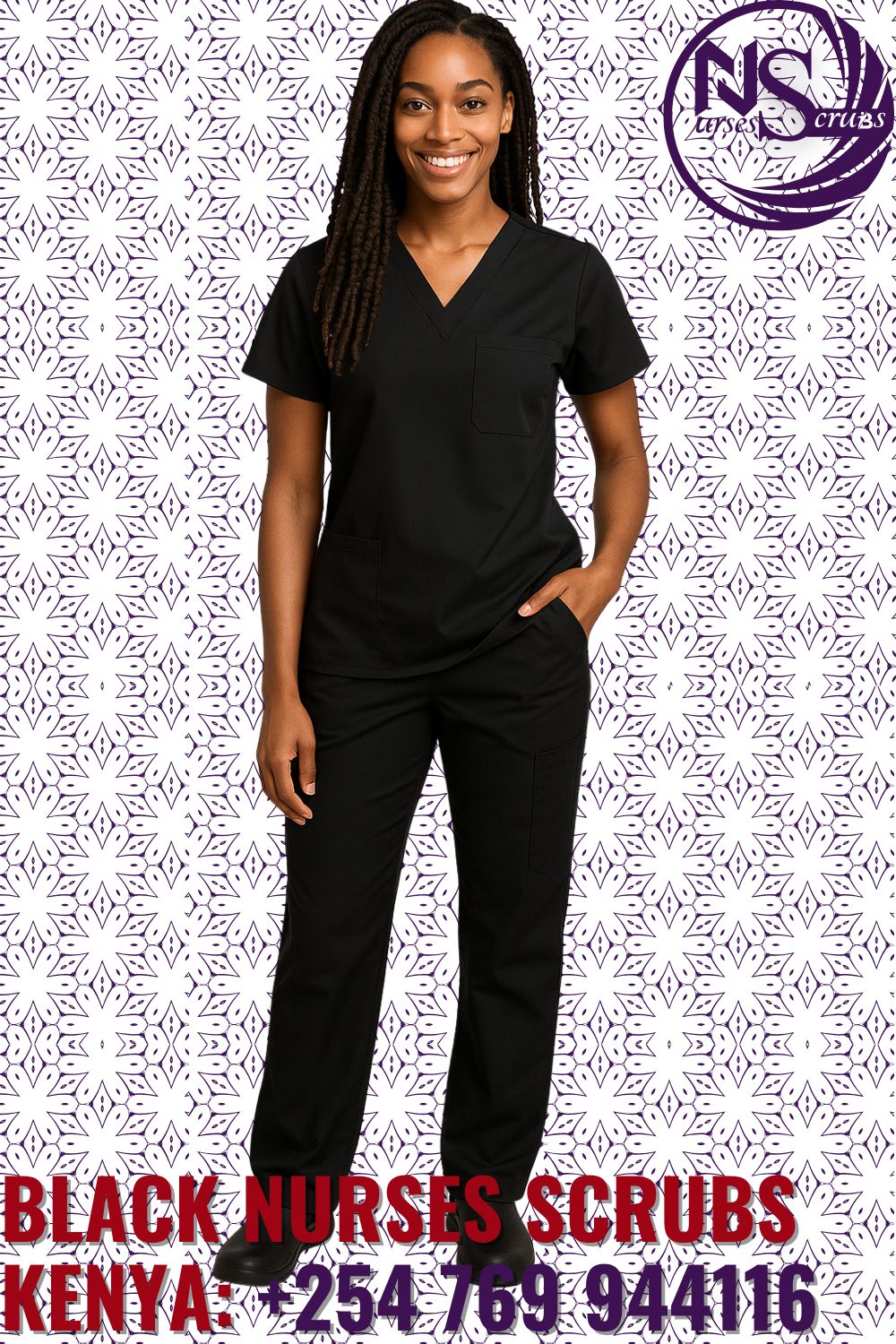 Black Nurses Scrubs Kenya +254 769 944116