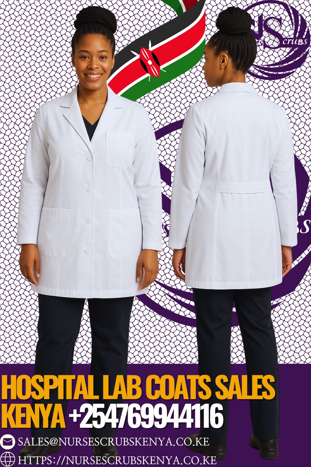 Hospital Lab Coats Kenya - Nurses Scrubs Kenya