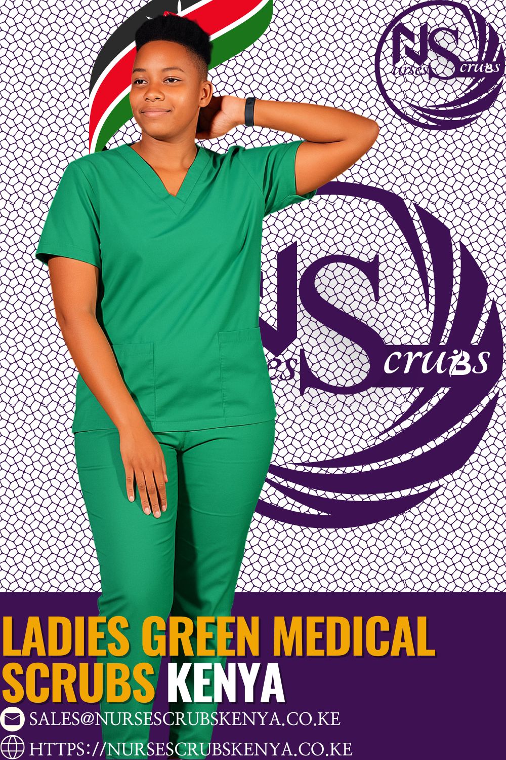 Green Medical Scrubs Kenya - Nurses Scrubs Kenya